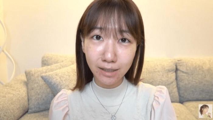 30-year-old Kashiwagi Yuki's face photo was exposed, with acne scars ...