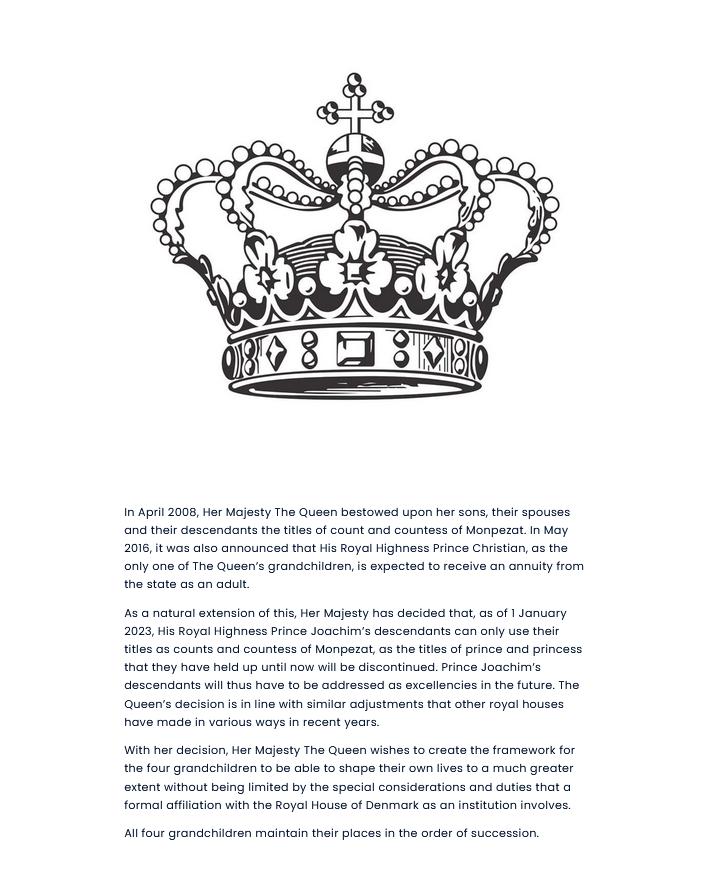The Queen of Denmark is more ruthless than Charles, tearing up her face ...