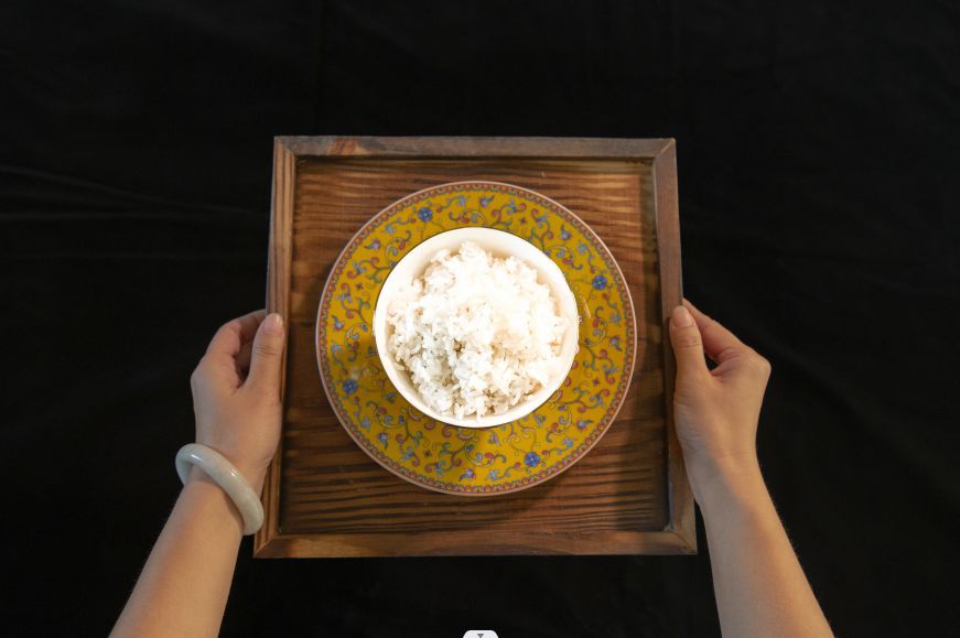 One product will know: Whose rice is this? The grains are plump, soft ...