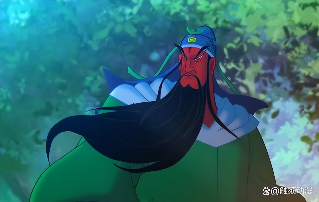 The animation "Wu Sheng Guan Gong" kills Yan Liang, punishes Wen Chou ...