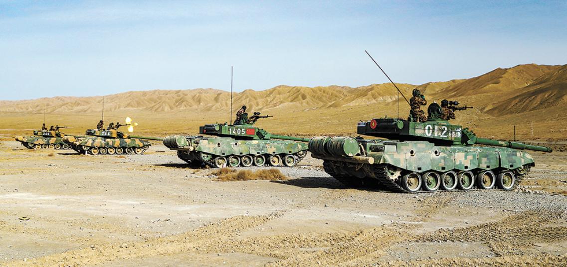 The four combined divisions of the PLA are all deployed in the western ...