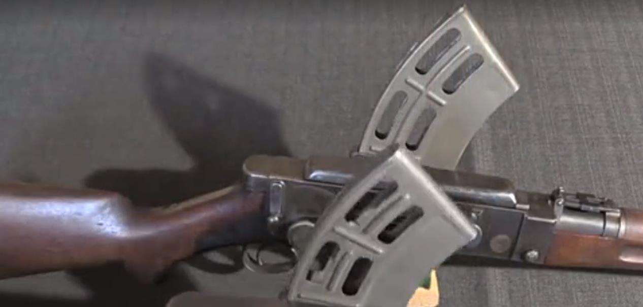 One of the first semi-automatic rifles in the world - Madsen-Rasmussen ...