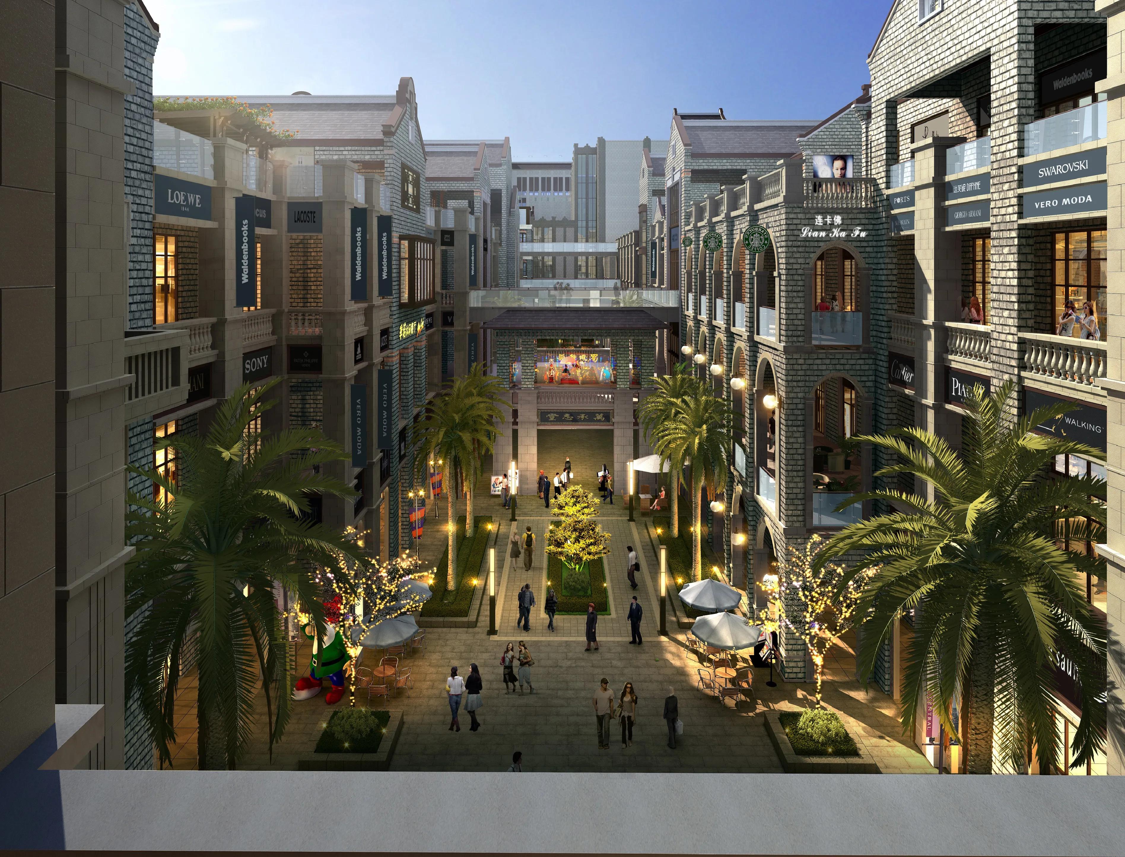 Scenic commerce (park-style commerce) is the development trend of ...