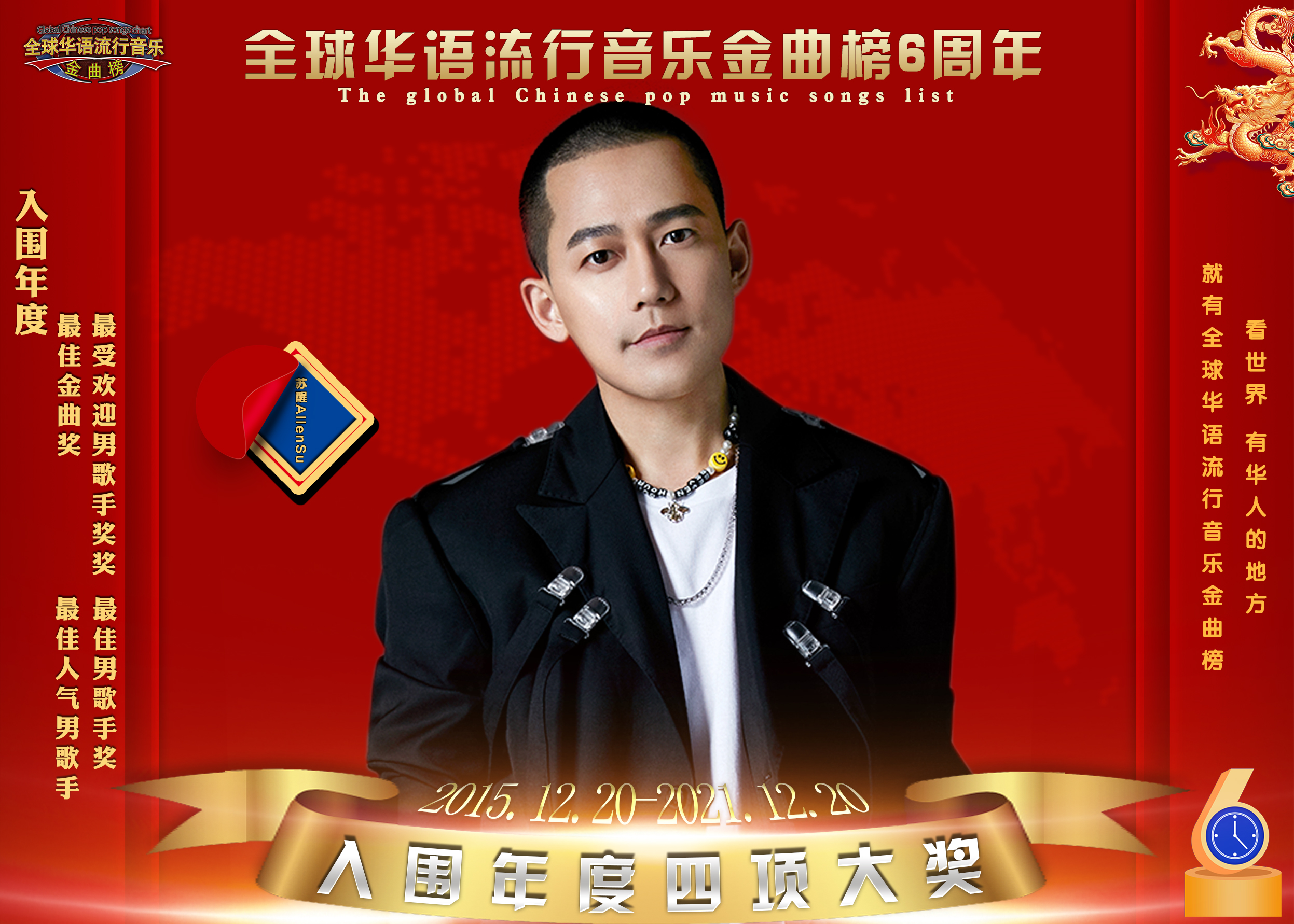 Su Xing was shortlisted for four super awards in the "Global Chinese ...