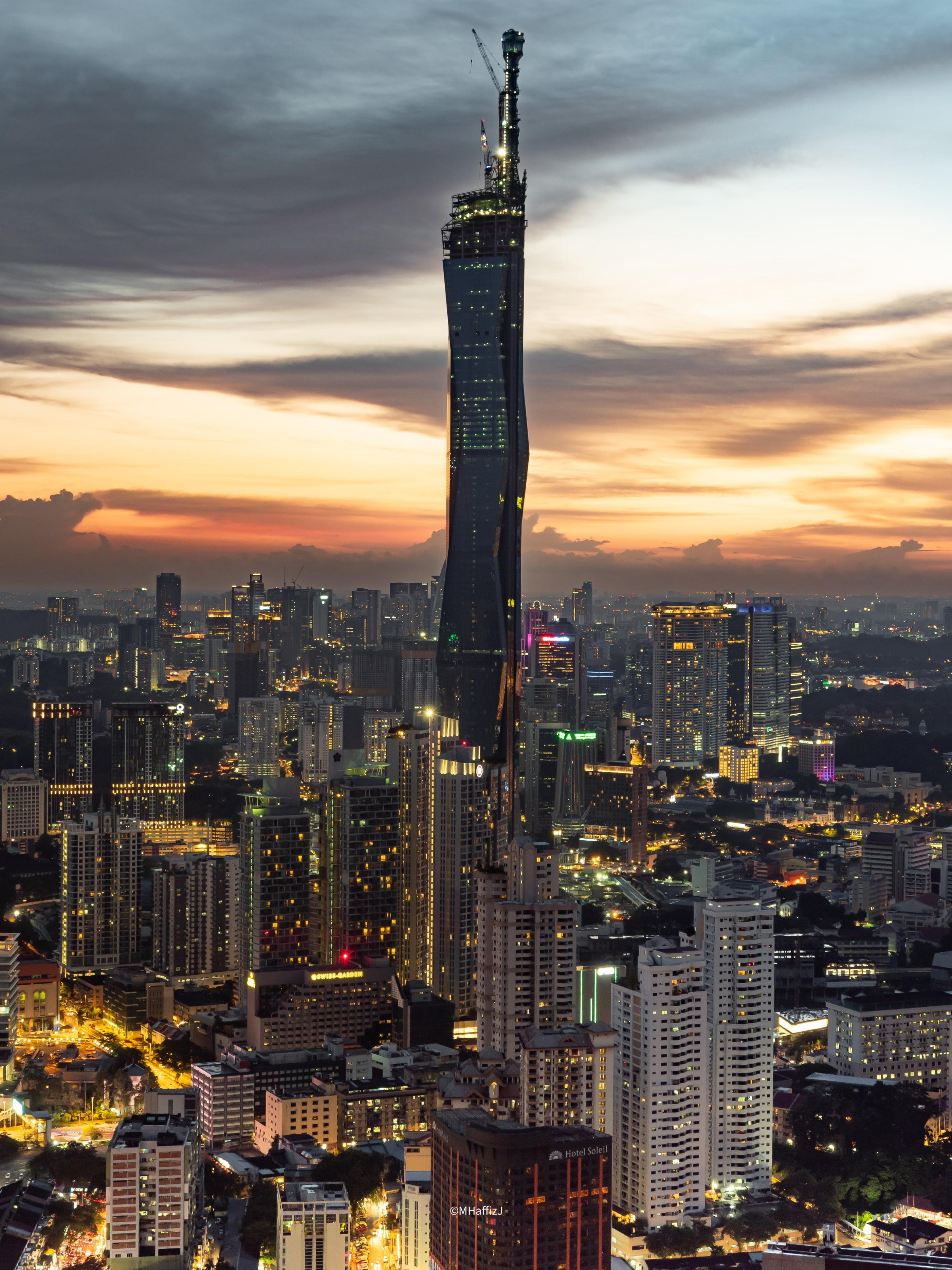 678.9 meters high!Malaysia's Merdeka 118 will be the second tallest ...