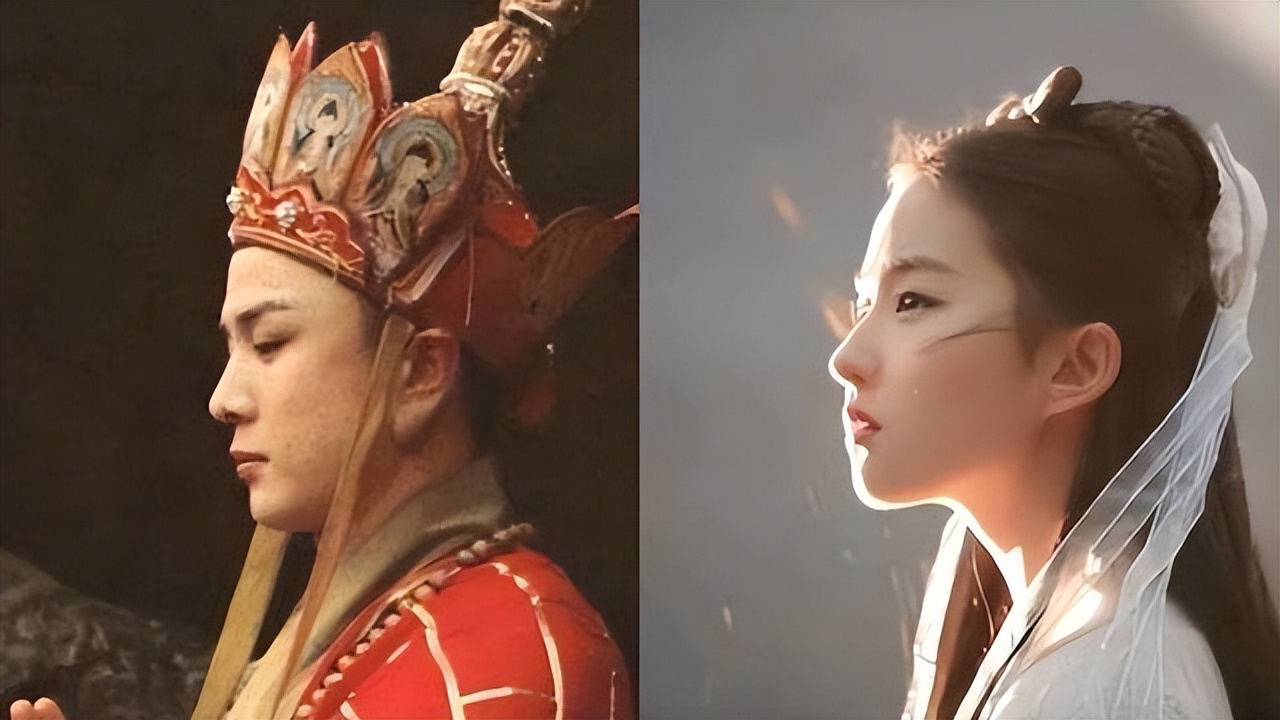 Does Liu Yifei look like "Tang Monk"? After zooming in on the ...