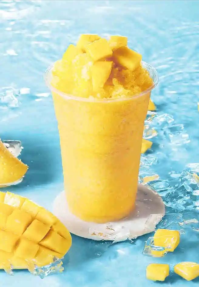In the hot summer, can you give me a cup of mango smoothie? - iNEWS