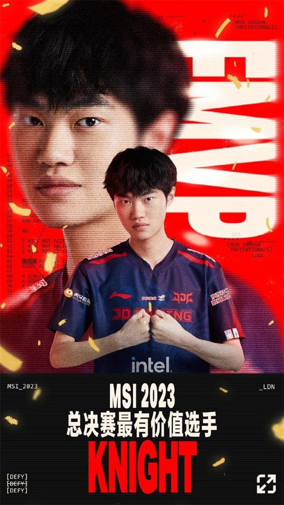 2023 League of Legends MSi: FMVP mid laner Knight! JDG3:1BLG won the MSI championship! - iMedia