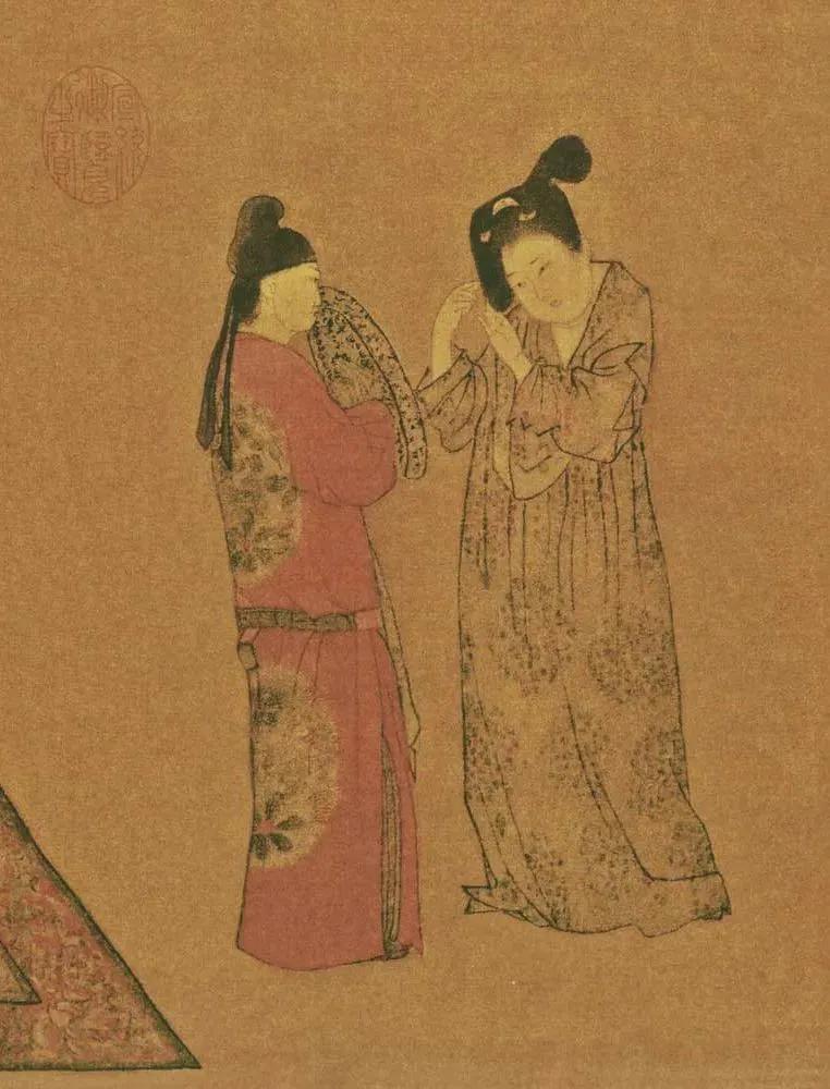 Tang Zhou Fang's "5 Pictures of Ladies in the Tang Palace" in the full ...