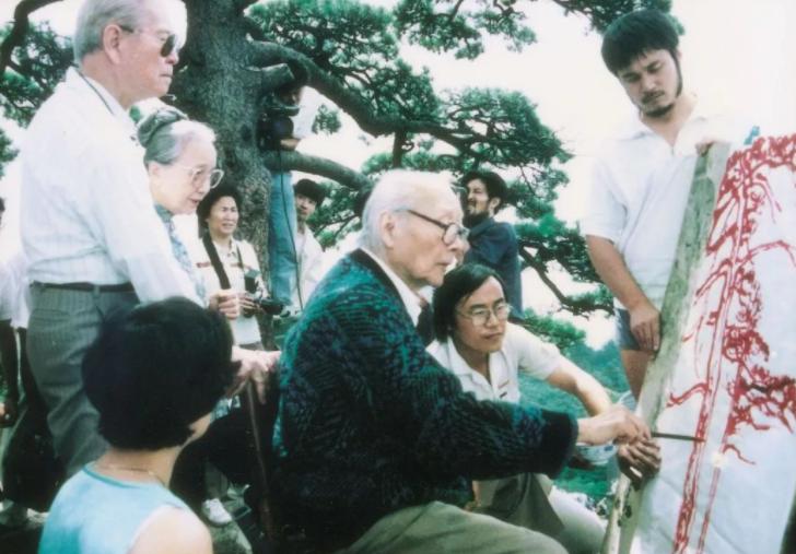 When Chen Duxiu was in prison, the great painter went to visit. When ...