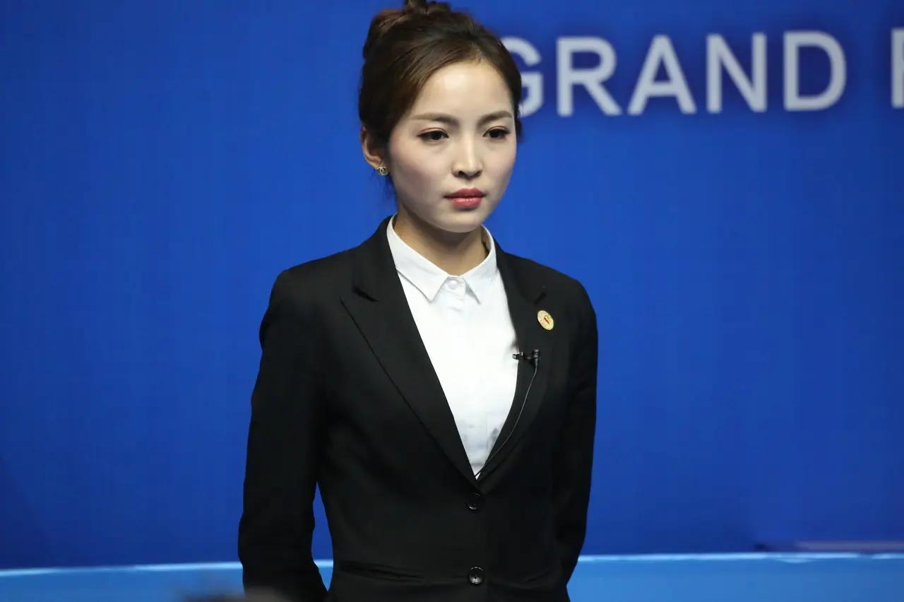 Wang Zhongyao: The most beautiful female billiard referee, she looks ...