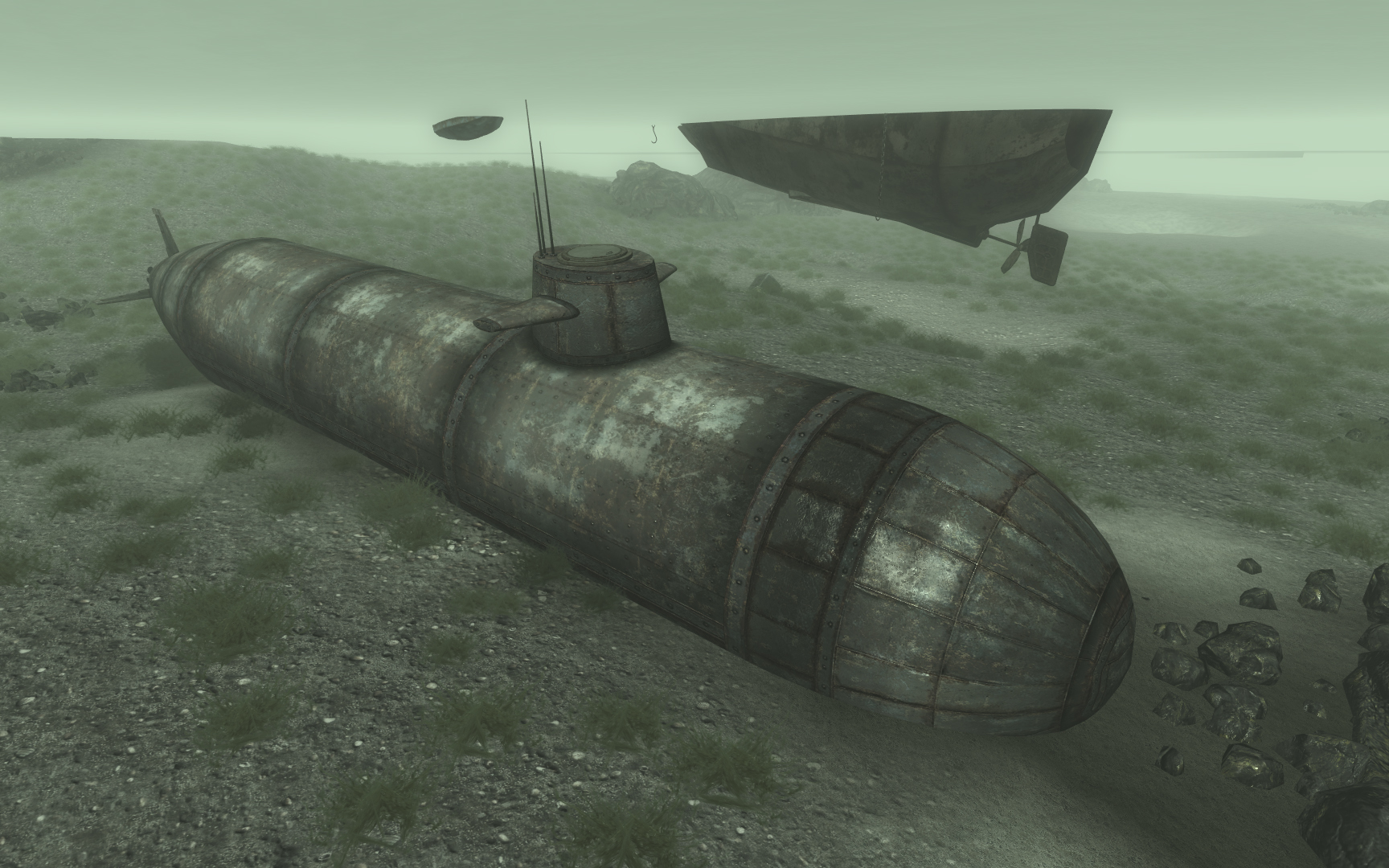 Chinese SSN-37-1A nuclear submarine in Fallout 3 - iNEWS