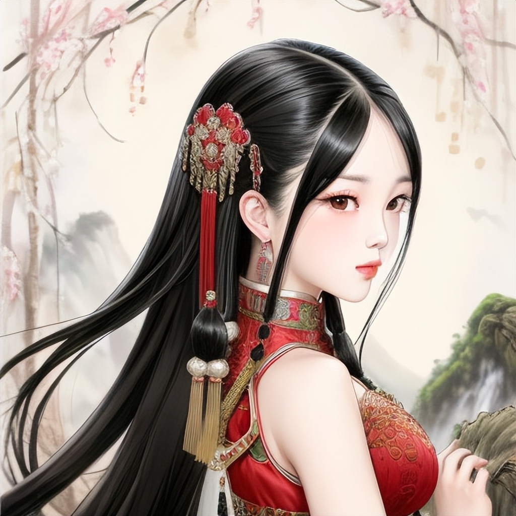Country Style Light Romance Girls Series! Xiaohuazhu SD Ai self-drawing ...