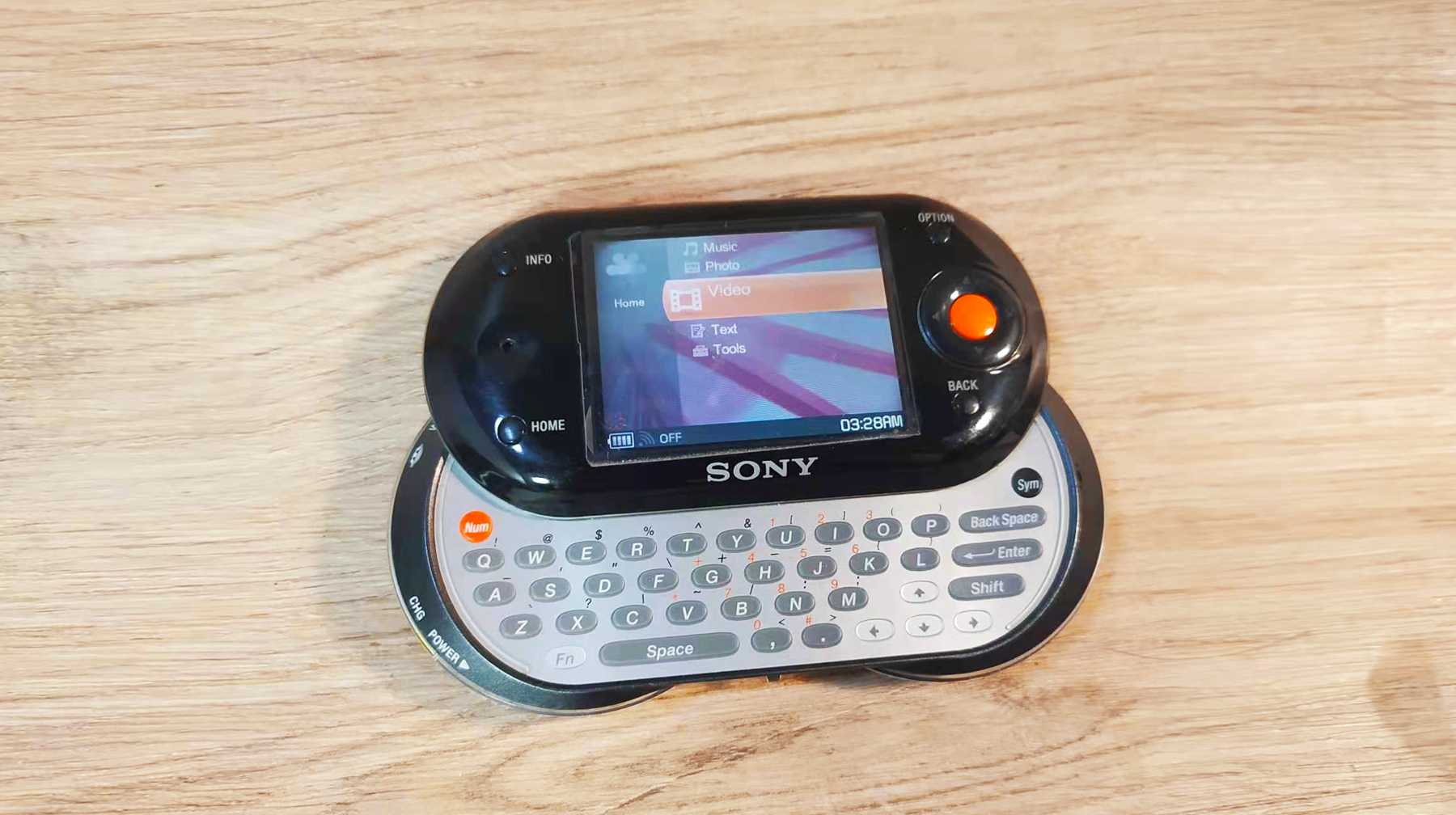 Full keyboard slider shape, this old Sony professional player, plus a ...