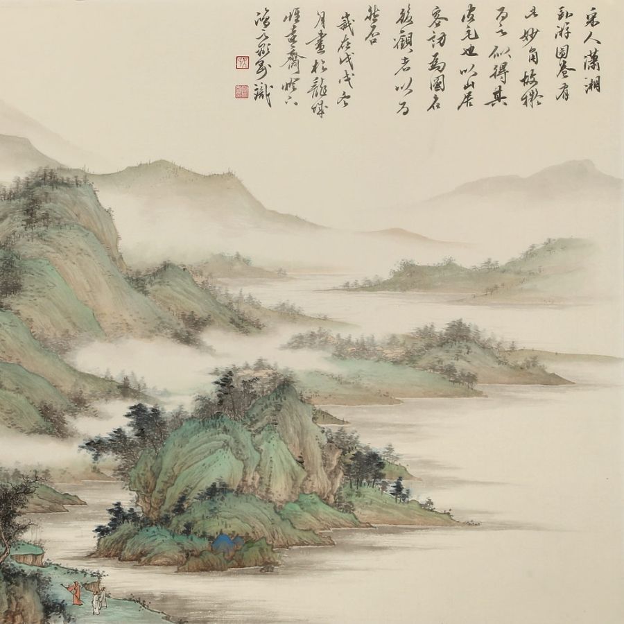 Appreciation of Wu Xiangang's landscape paintings - iNEWS