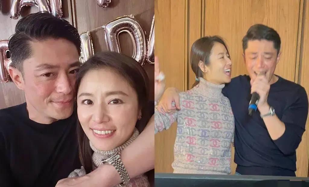 Ruby Lin and Huo Jianhua took their daughter to play on the beach. Huo ...