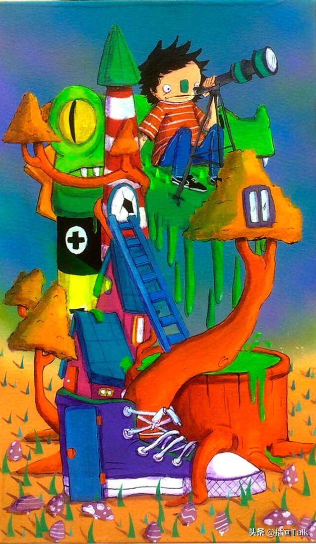 Brazilian illustrator Thiago nasceu with personality and surreal humor ...