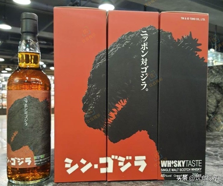 The four-evolution "New Godzilla" themed whiskey is on the market! - iMedia