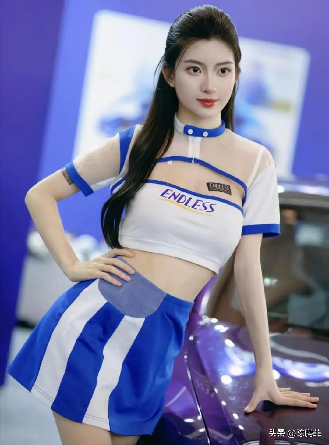 Glamorous female car model - iMedia