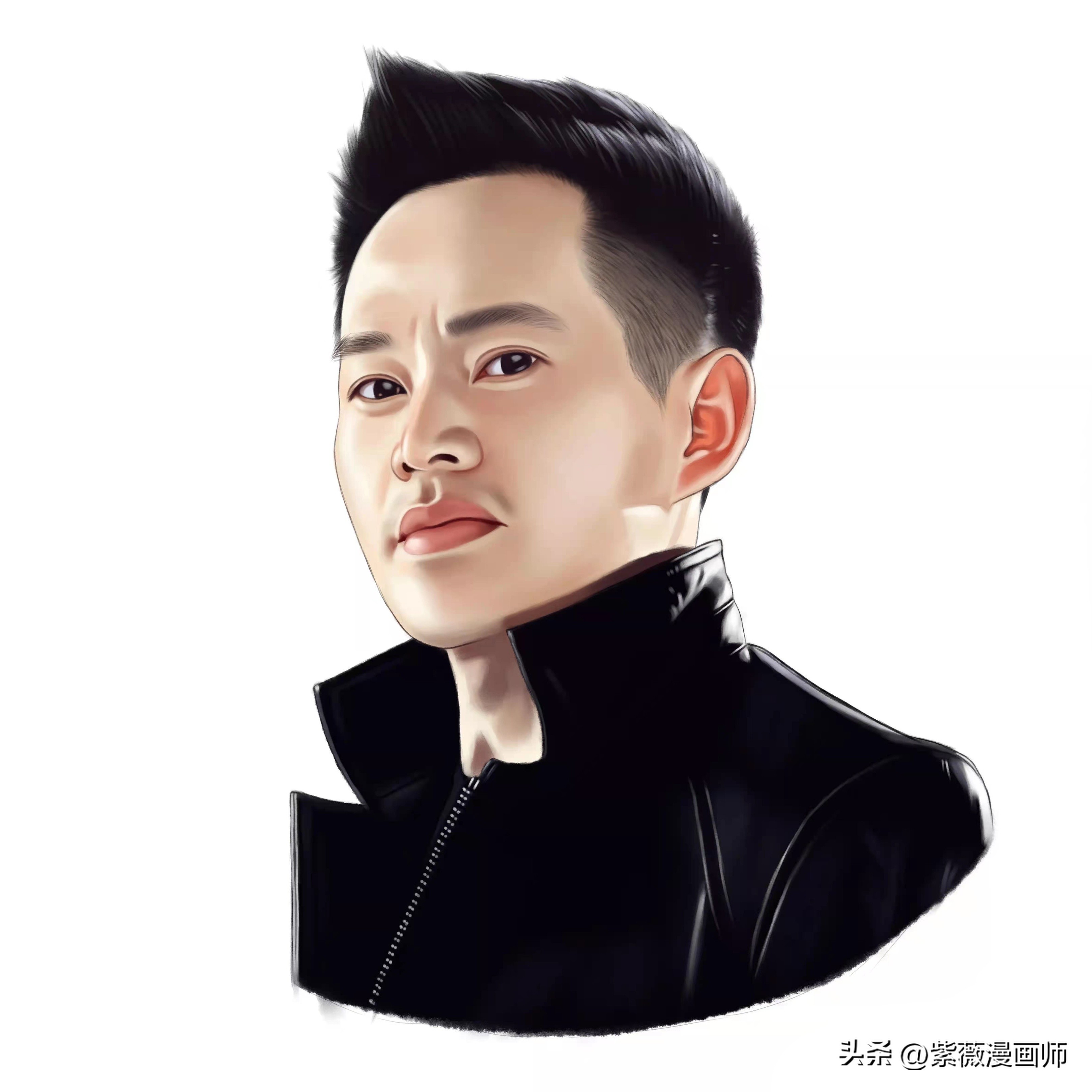 Change your WeChat avatar: mature men's hand-painted realistic avatars ...