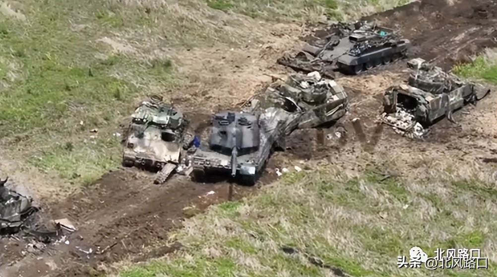 Leopard 2A4 and A6 were destroyed, and the myth of Leopard 2 was ...