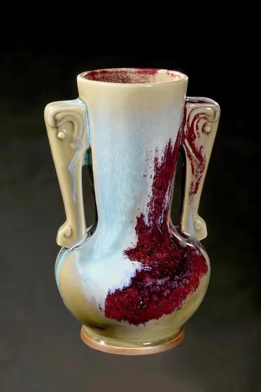 Liu Jiangong‖shows the beauty of Jun porcelain with colorful Jun glaze ...