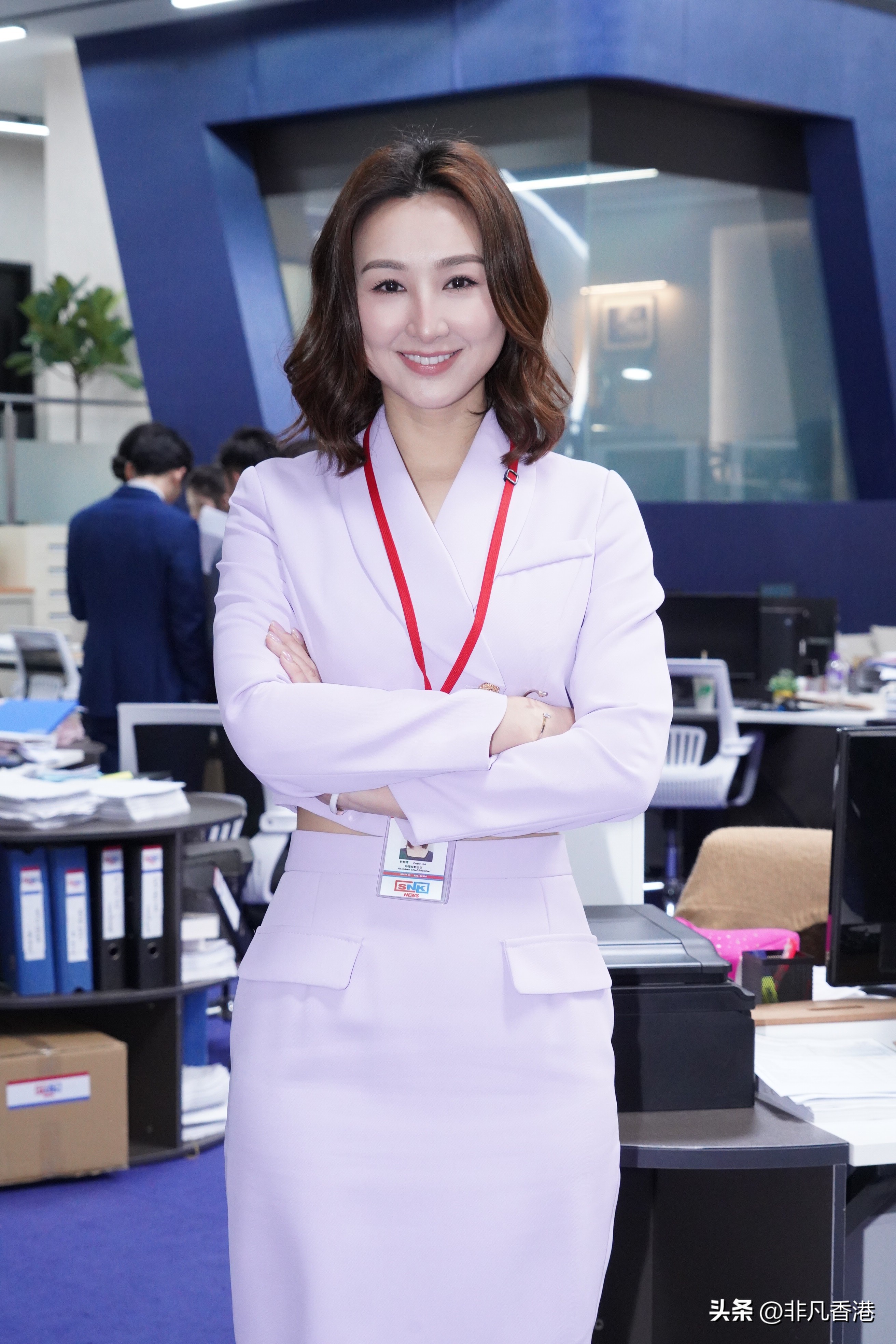 "News Queen" visits Charmaine Sheh, Ma Guoming, Li Shiwei, Gao Haining ...