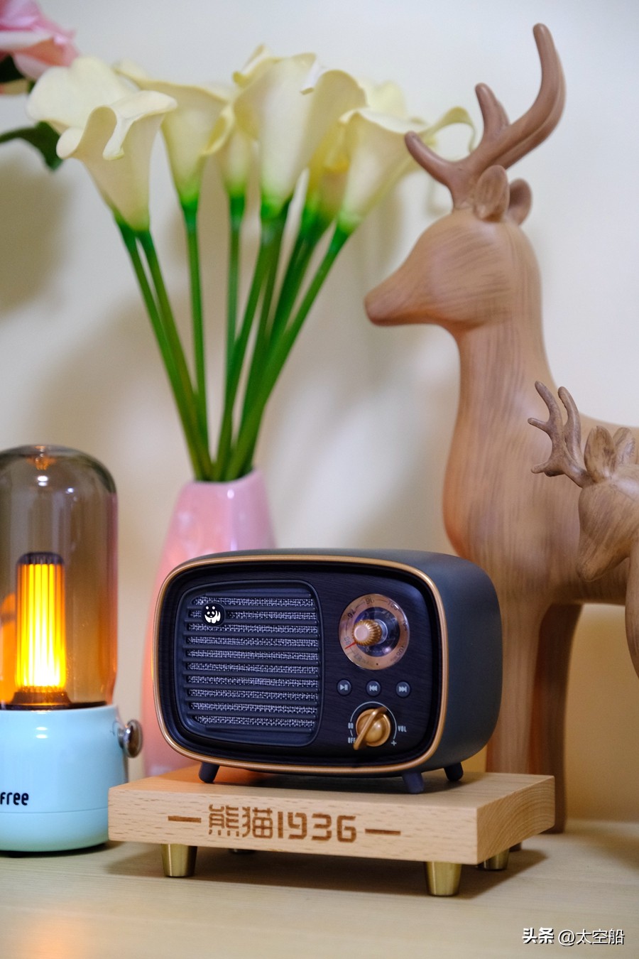 Retro feelings, reminisce with good sound, Panda 1936 D36 retro radio Bluetooth speaker - iMedia