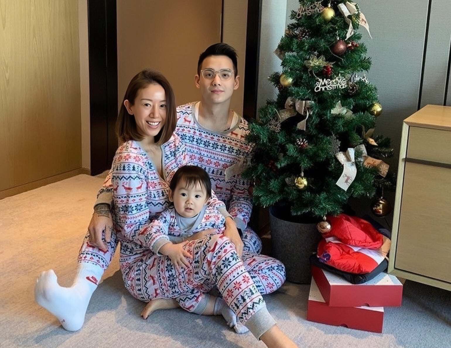 A well-known actress in Hong Kong shows her happiness, her youngest son ...