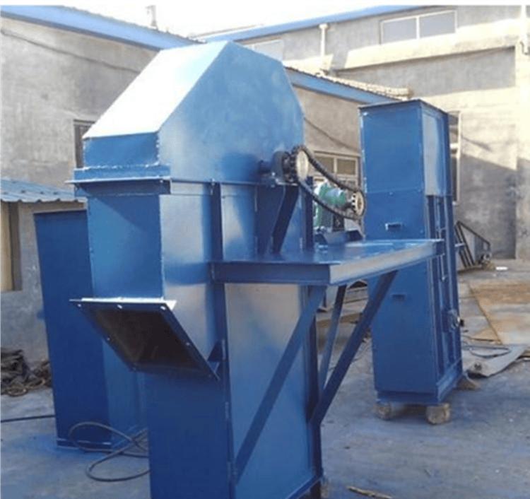 Large hopper single bucket elevator tipping bucket powder conveyor ...