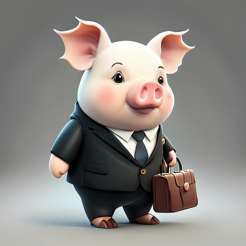 Cartoon pig series - iNEWS