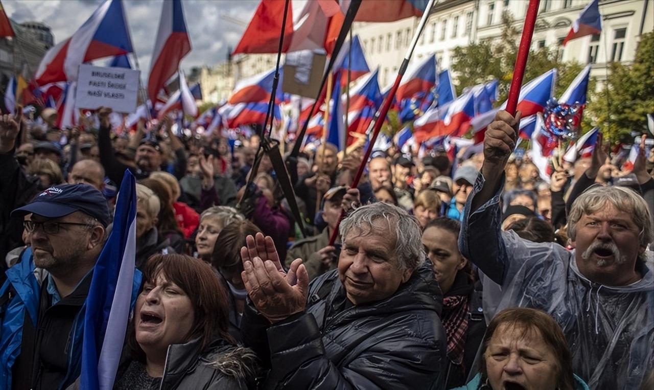Large-scale protests erupt again in Czech Republic, calling for ...