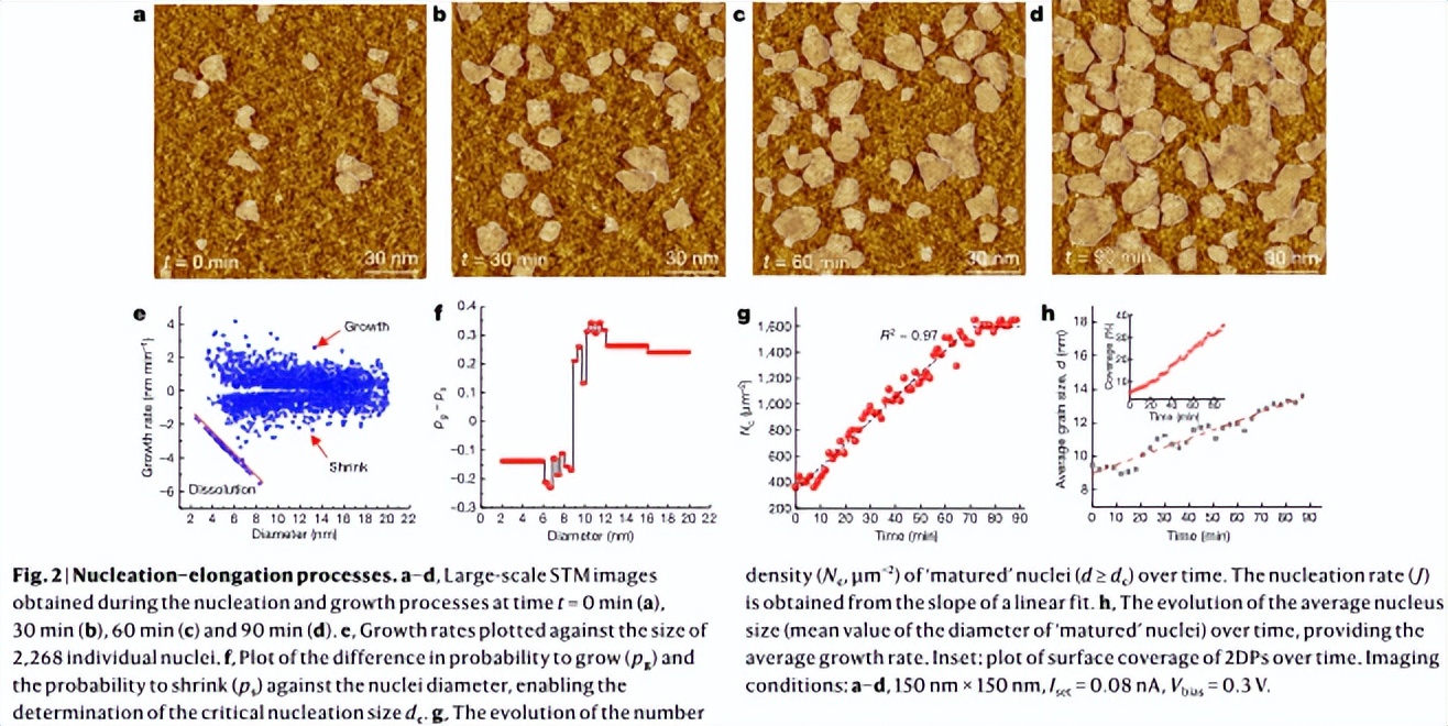 Observing the aggregation of two-dimensional dynamic covalent polymers ...