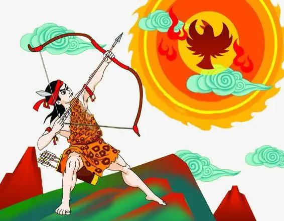 He is a hero in ancient Chinese mythology who defeated nine suns and ...