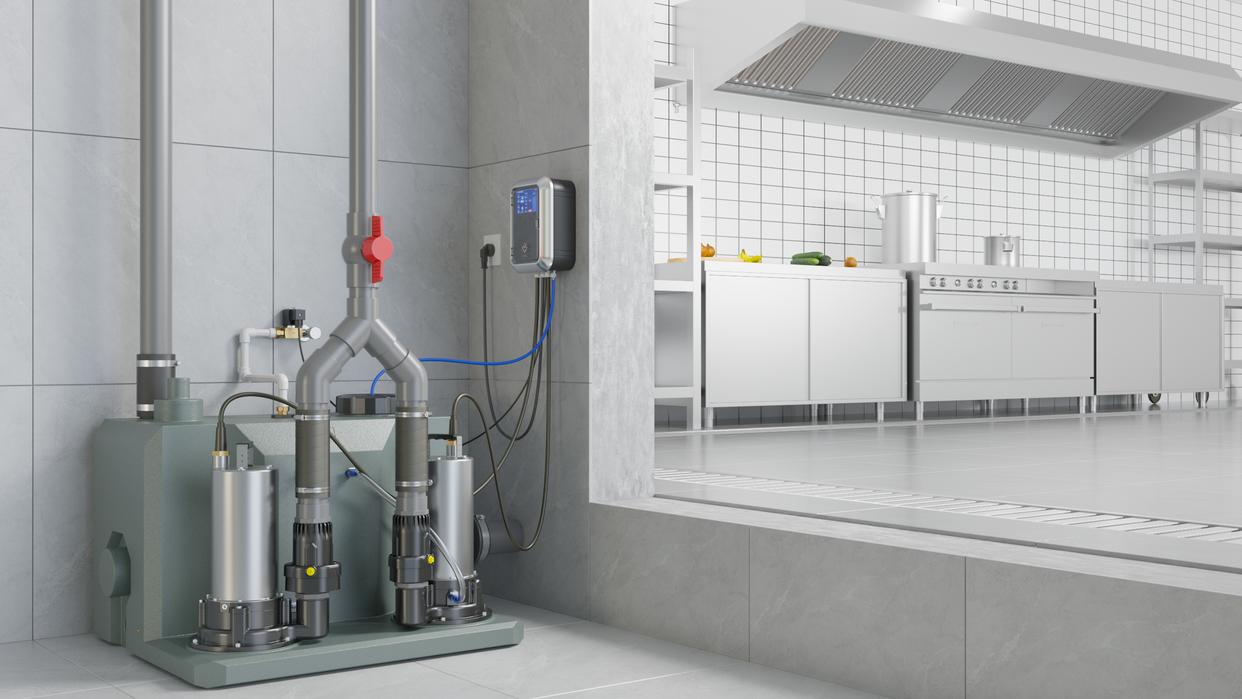 Build a smart drainage system in the basement to avoid noise and odors ...