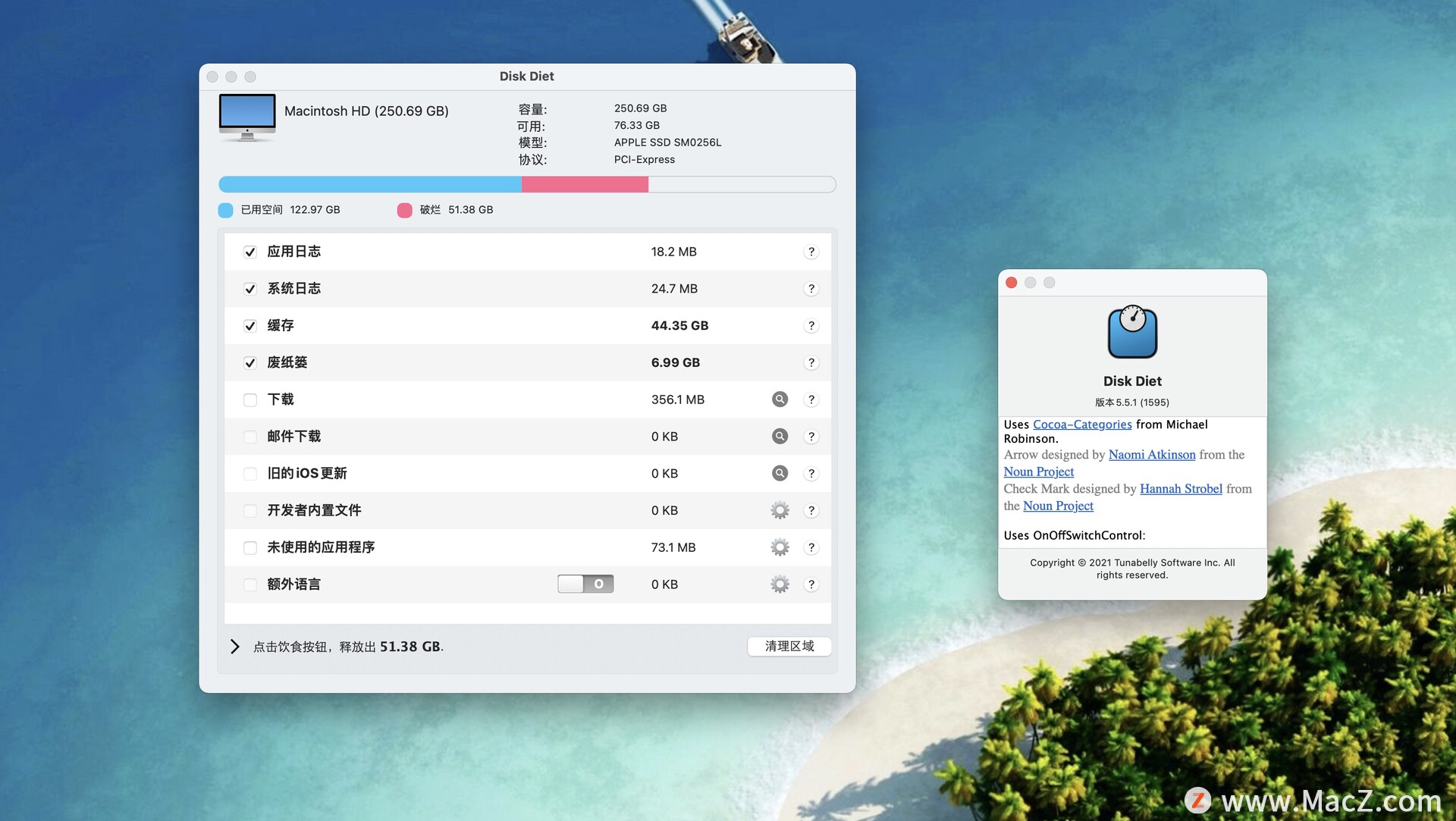 A well-known disk cleanup analysis tool on Mac - iNEWS