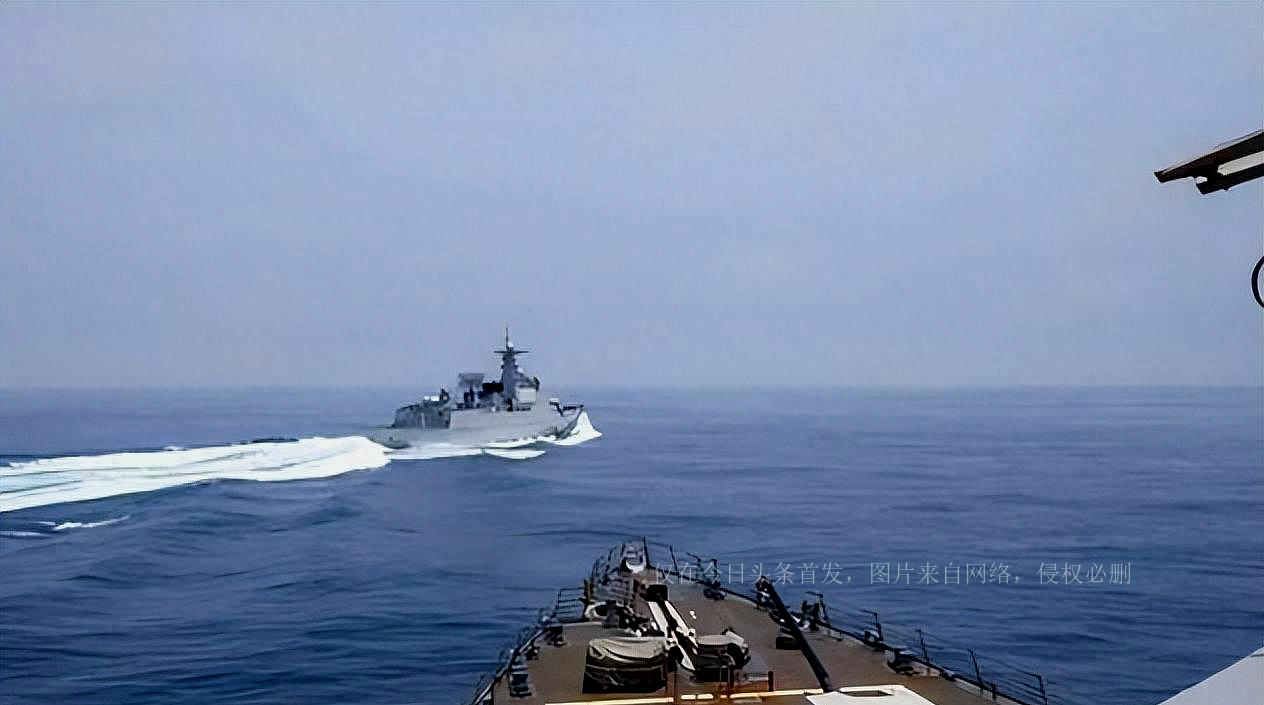 After the bayonet fight in the Taiwan Strait, 052C confronted the US, Australia, Canada and ...