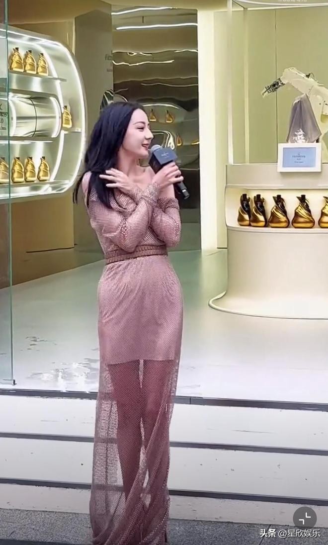 Di Lieba was shivering from the cold when attending an outdoor event ...