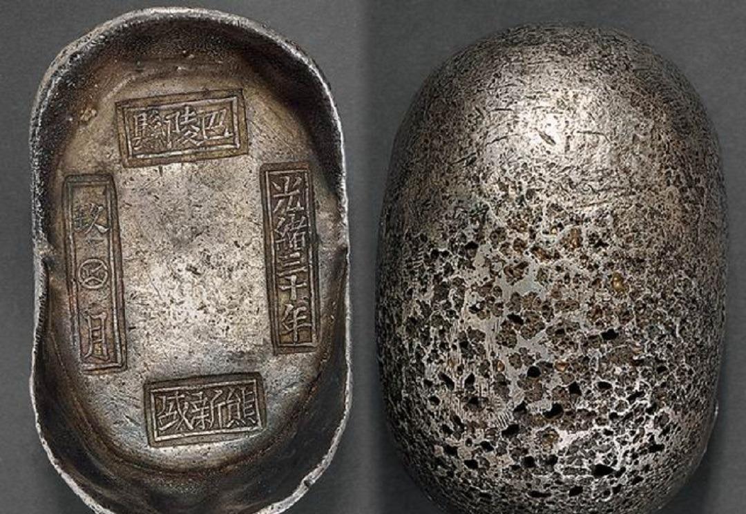What did ancient silver look like? It's covered in tooth marks and so ...
