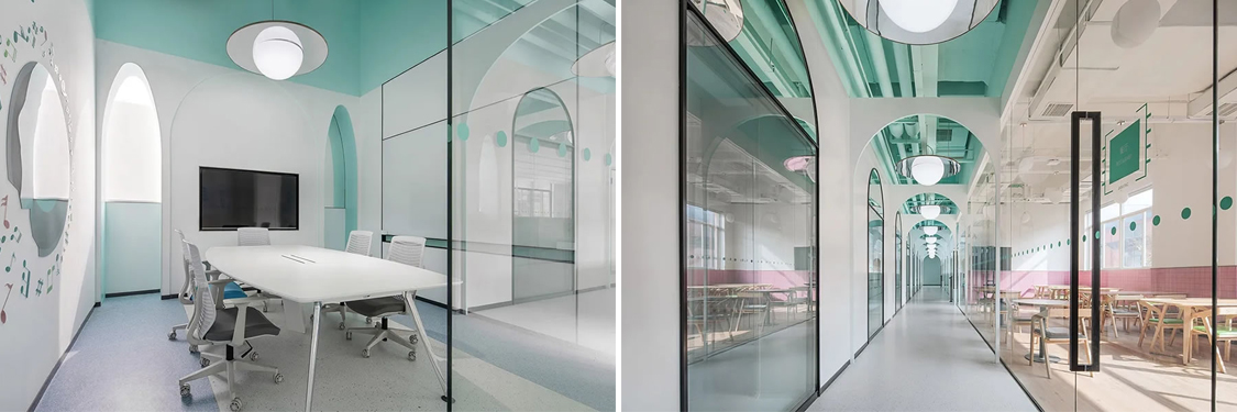 How is the office space decoration of awinic Aihui Experimental Center ...