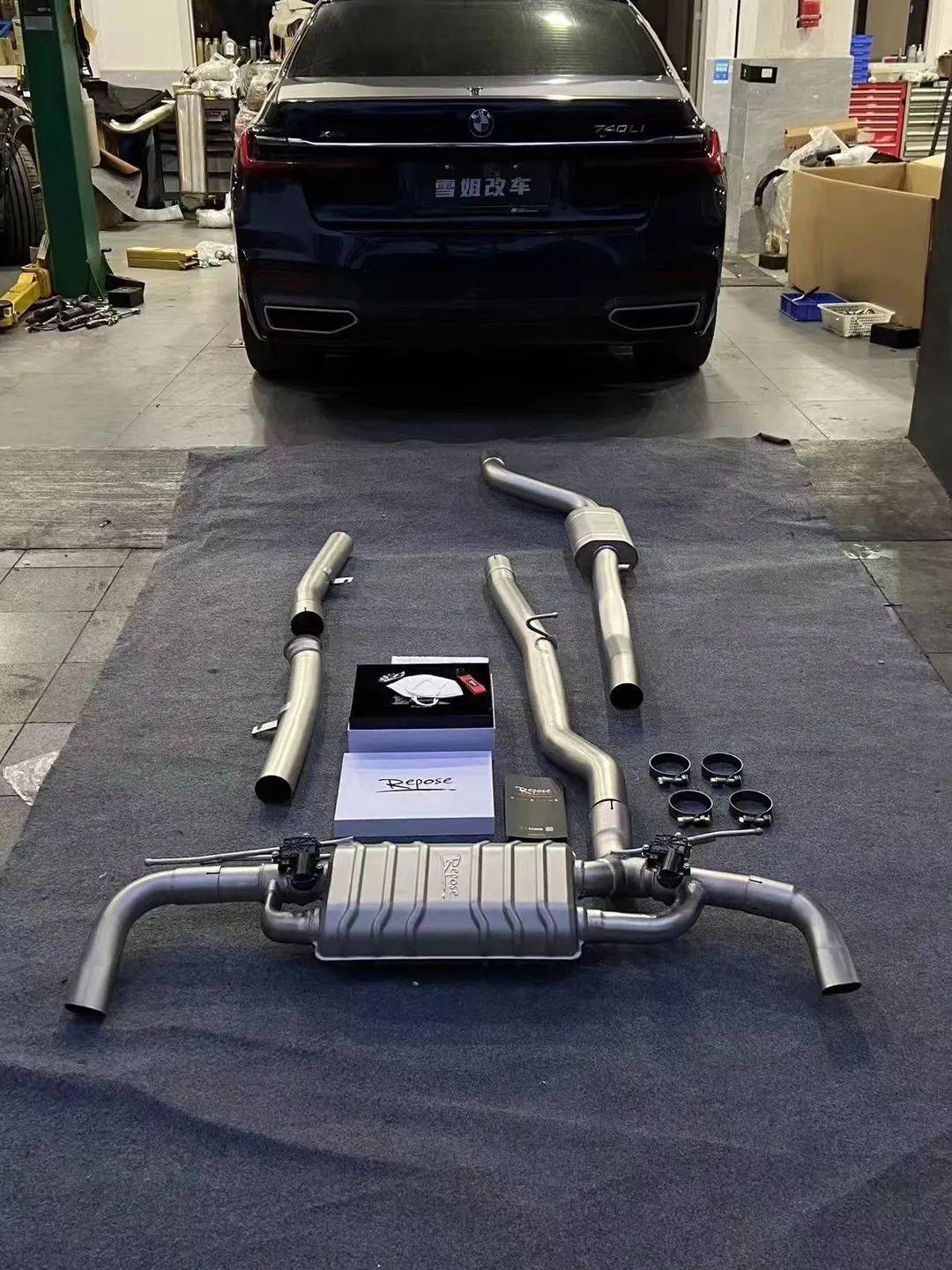 21 BMW 740Li 3.0T upgraded Repose smart valve exhaust system - iMedia
