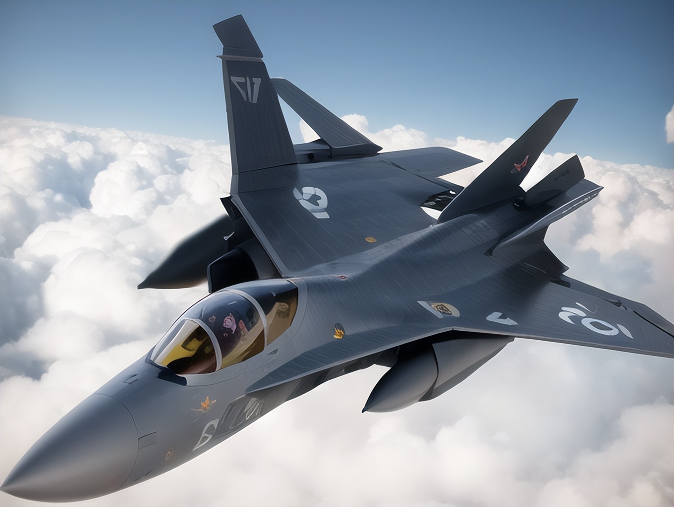 The sixth-generation fighter jet in AI's heart looks like this, India ...