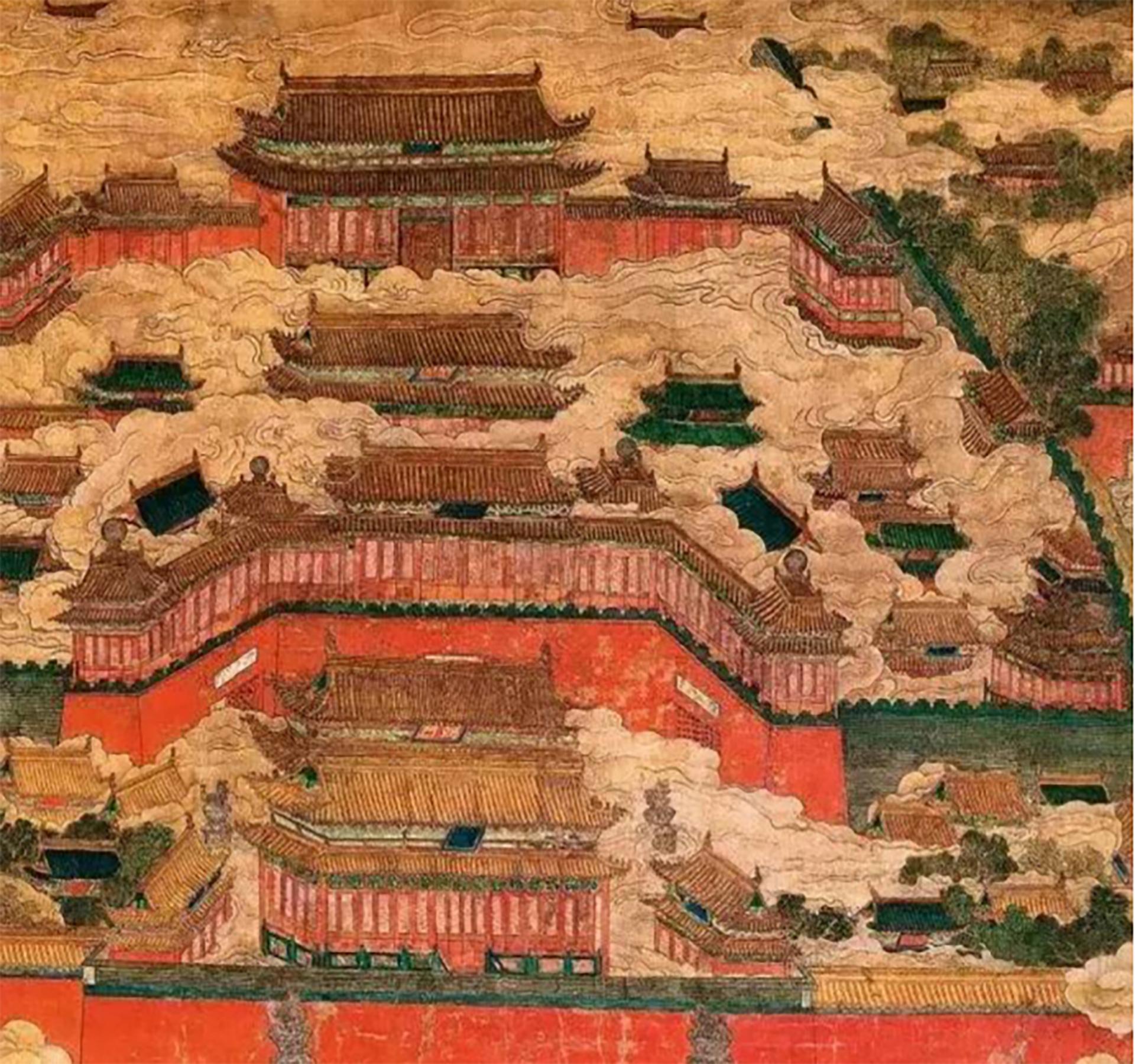 The Nine Heavens opened the palace, and all nations wore clothes and ...