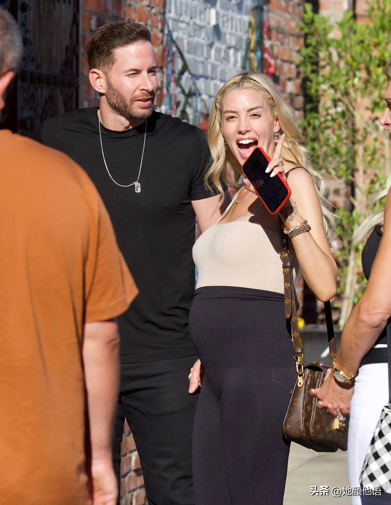 Pregnant Belly Highlights Heather Ray El Mousa and Tarek El Mousa ...