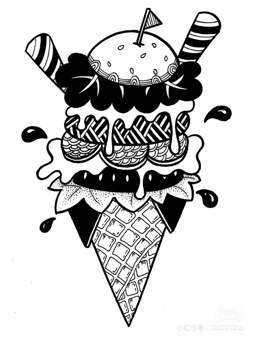 50 creative line drawings with a sense of design, you can create beauty ...