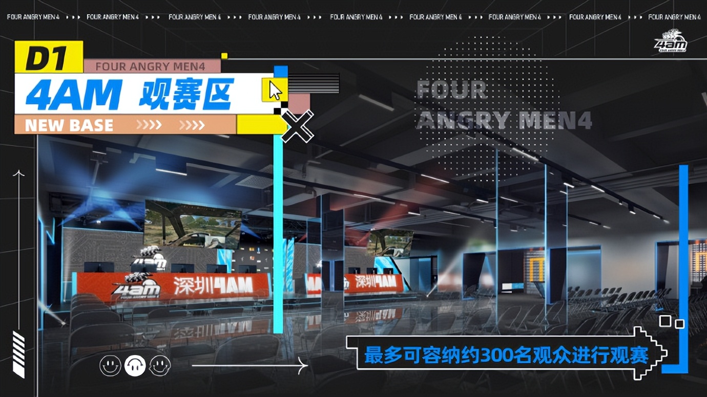 4AM's new base covers an area of 3,000 square meters and can accommodate 300 spectators! GODV ...