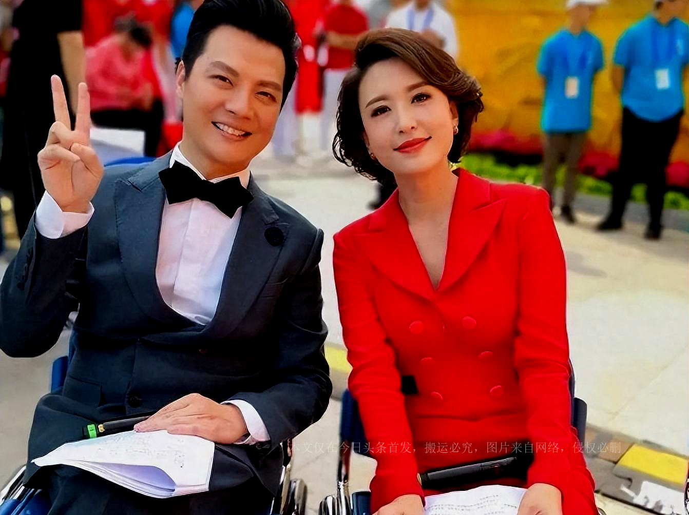 After Zhang Lei left CCTV, she and Zhang Zequn and Zhu Xun were in the same frame again, but ...