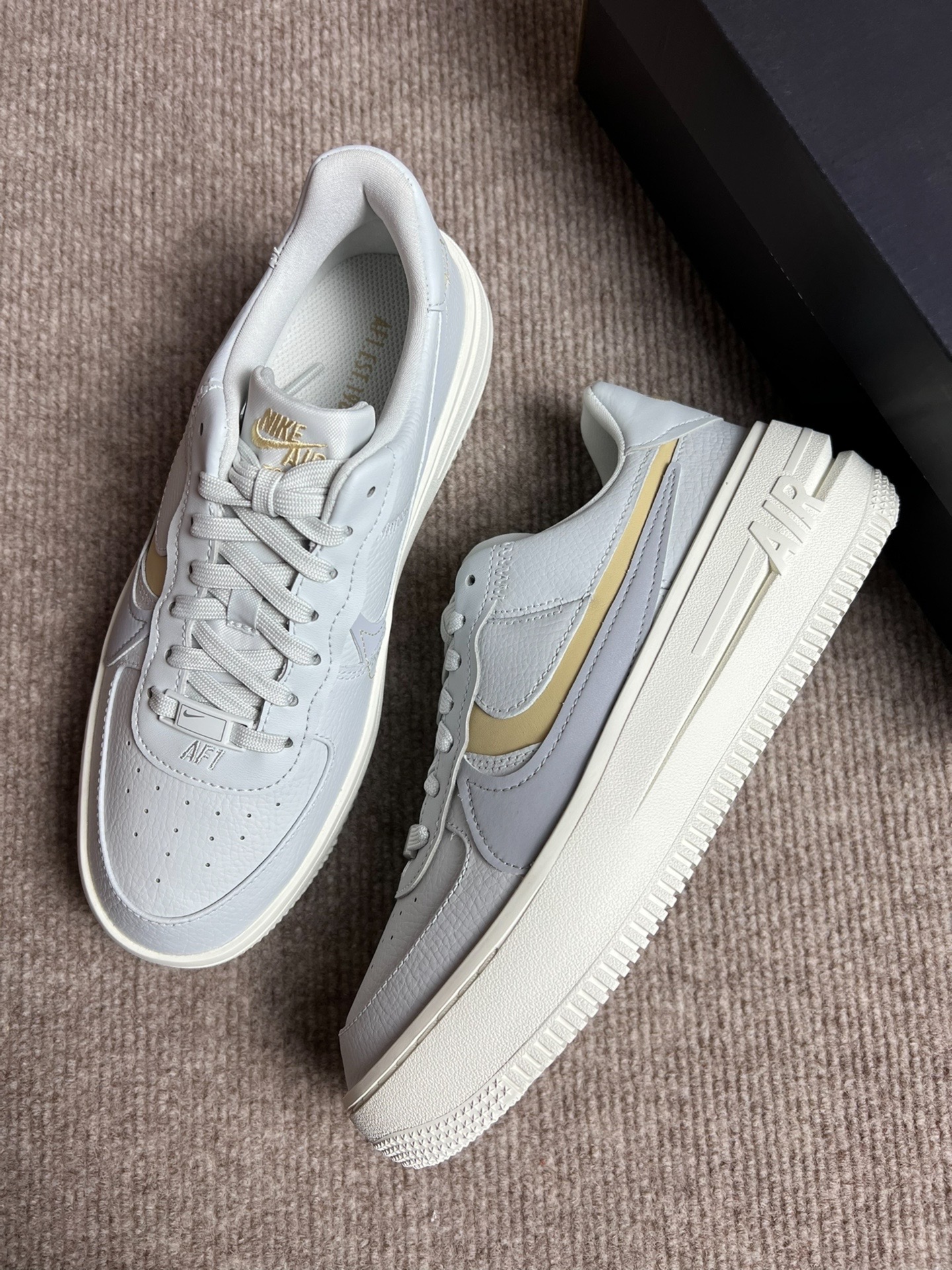 Are you excited about the all-match and heightened silver-yellow AF1 ...