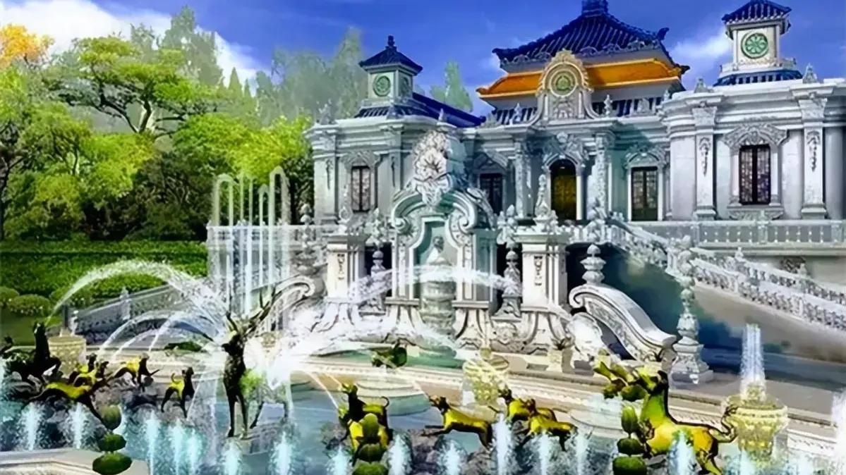 The photos before the destruction of Mingyuan, the Garden of Ten ...