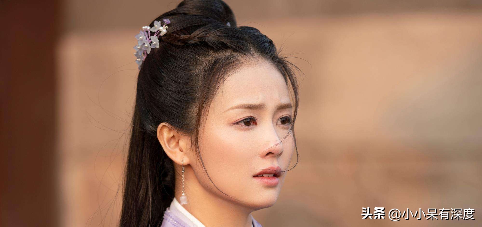 A recent photo of the beautiful Bailu, she is not very beautiful, she ...